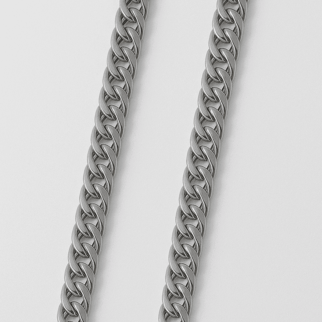 925 Sterling Silver Dual-Curb Cuban Chain for Men – Celestora